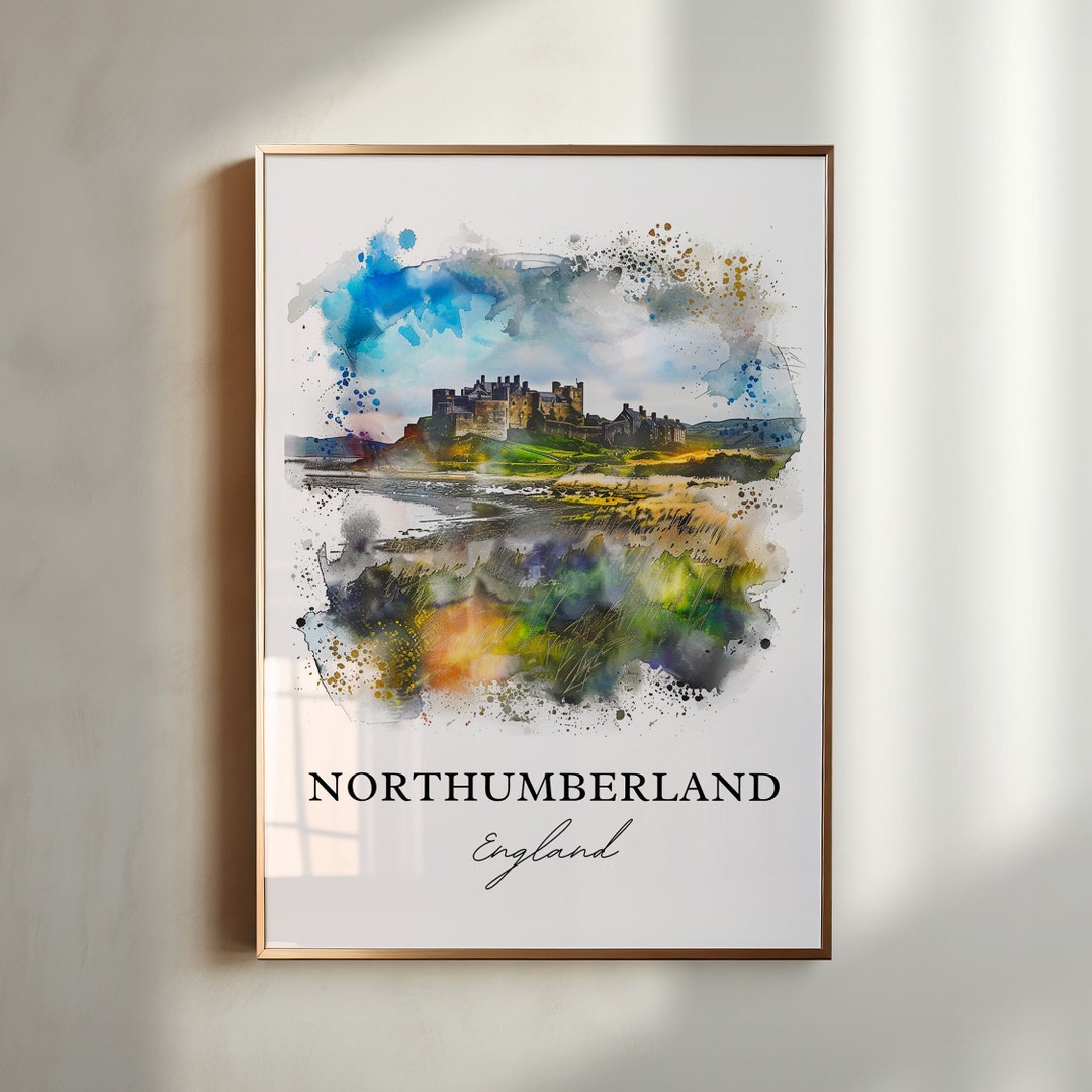 Northumberland Wall Art, Northumberland England Print, Blyth UK ...