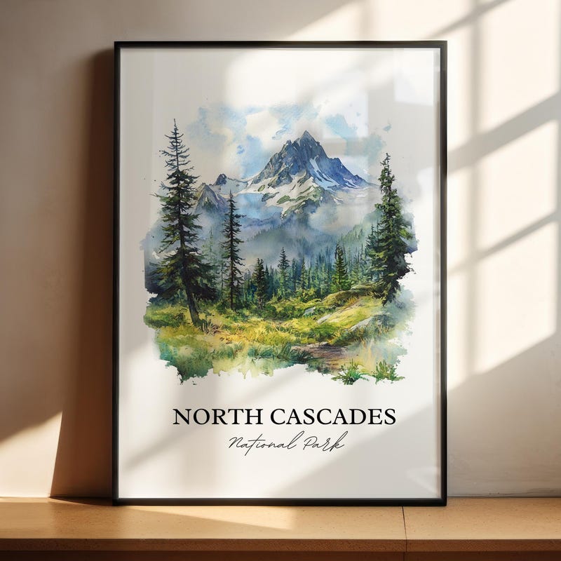 North Cascades Print - Etsy