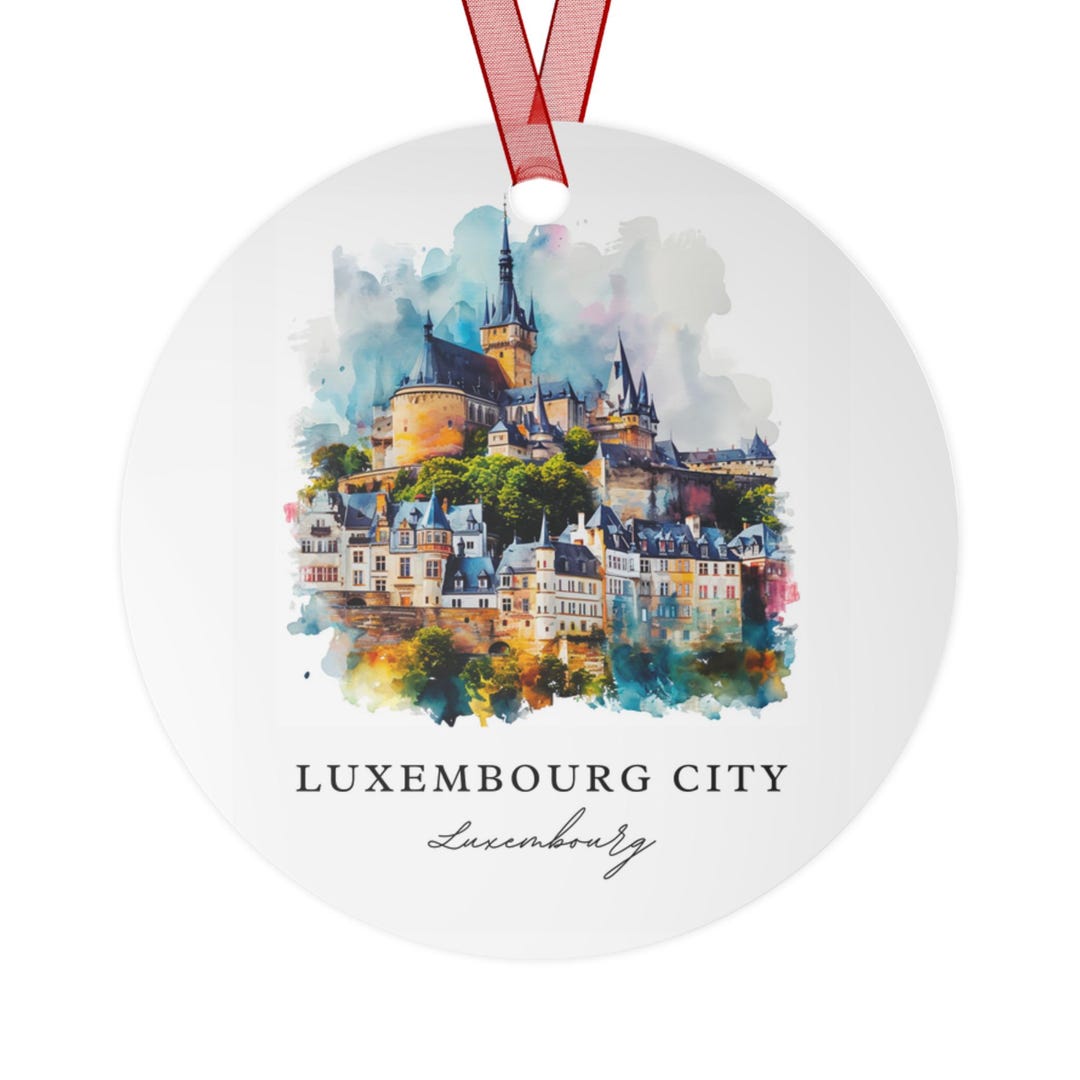 Luxembourg Ornament: Unique Luxembourg Souvenir, Luxembourg City Xmas ...