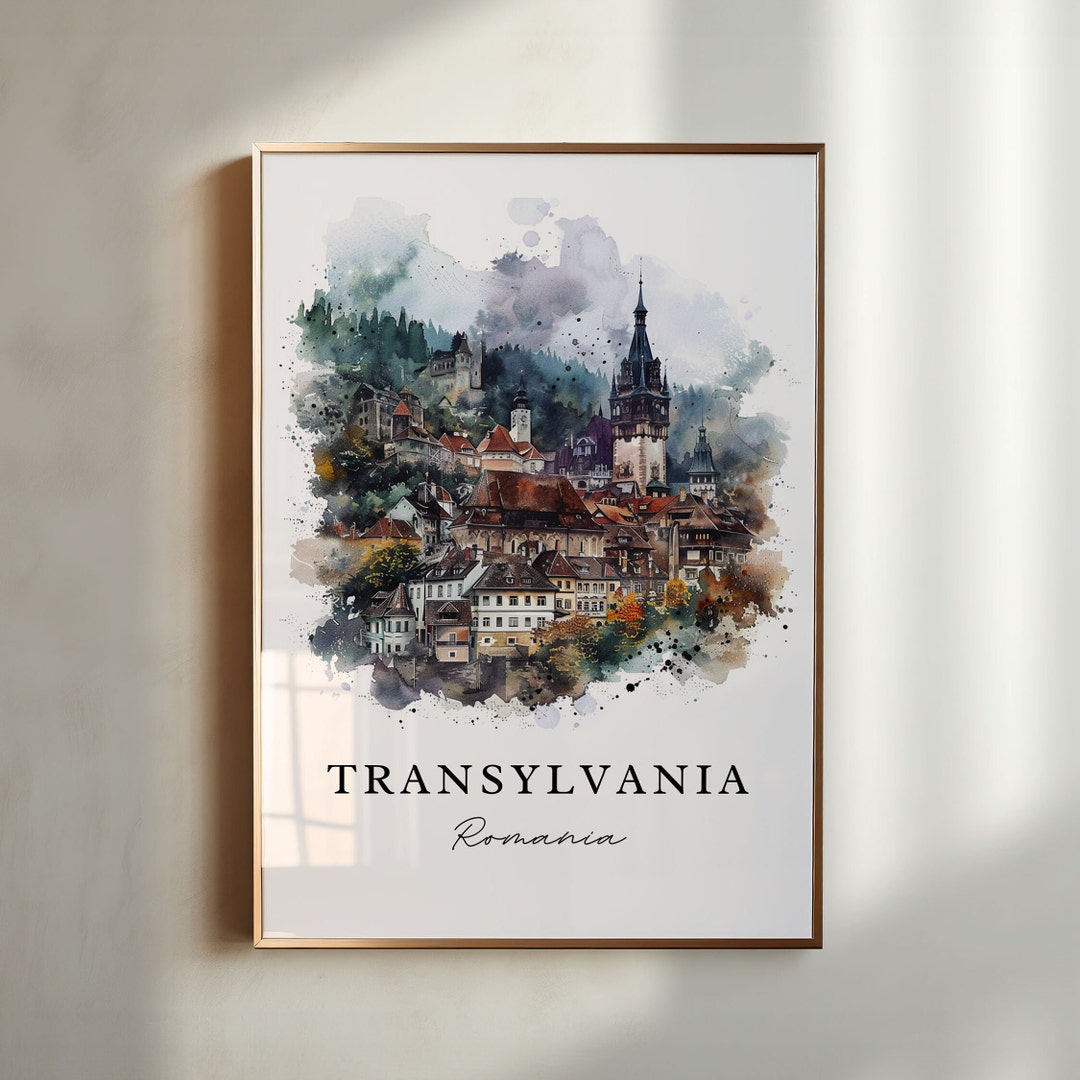 Transylvania Region Wall Art, Transylvania Romania Print, Romania ...