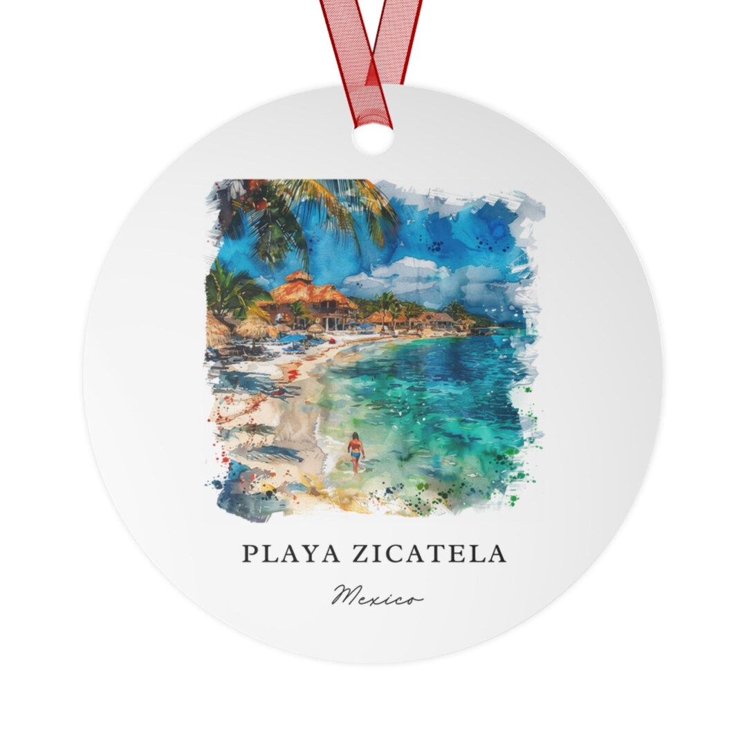 Playa Zicatela MX Ornament: Unique Playa Zicatela Souvenir, Playa ...