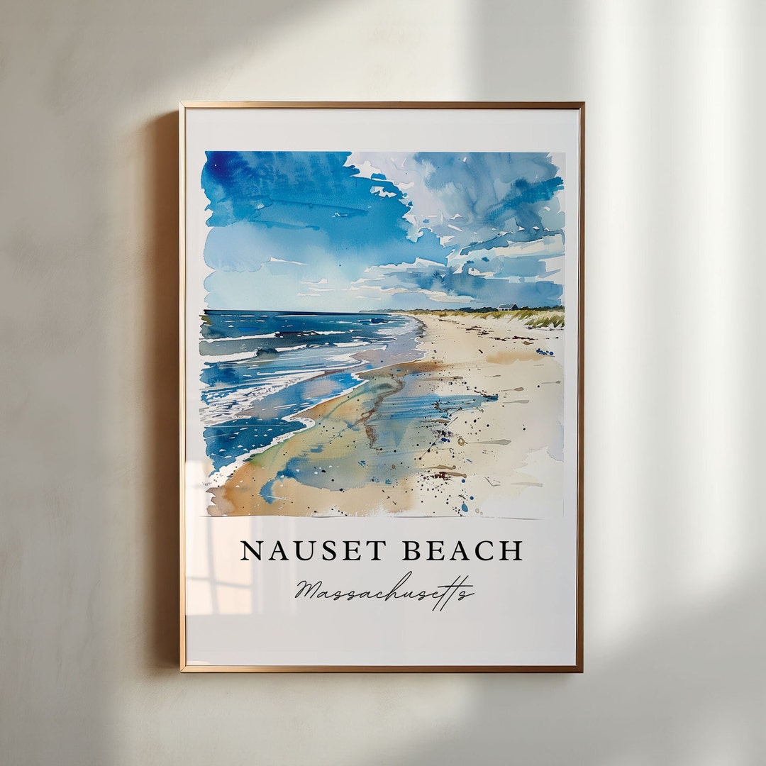 Nauset Beach Art, Orleans Mass. Print, Massachusetts Wall Art, Nauset ...