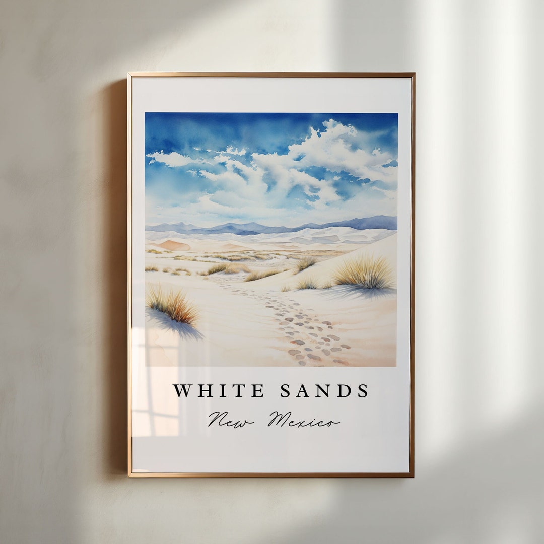 White Sands NM Wall Art - New Mexico, White Sands Print, White Sands ...