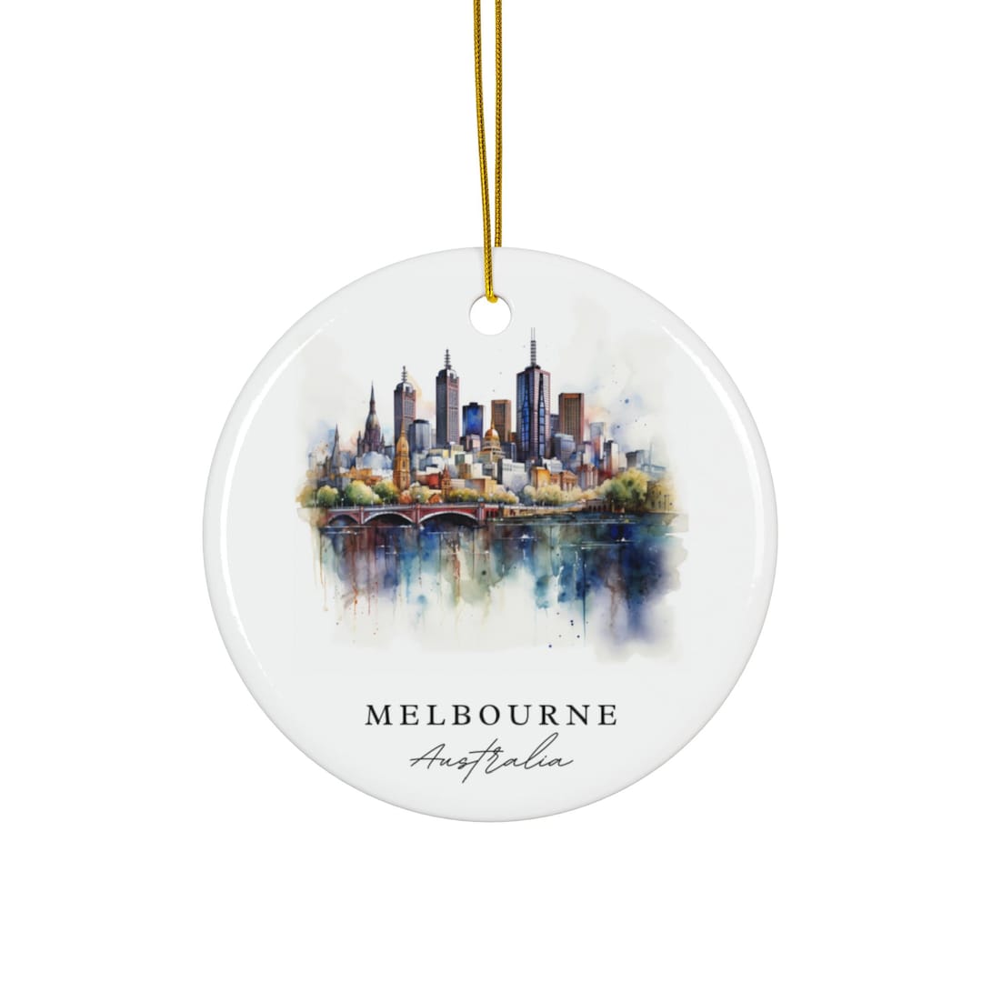 Melbourne Australia Ornament: Unique Melbourne Souvenir, Melbourne Xmas ...