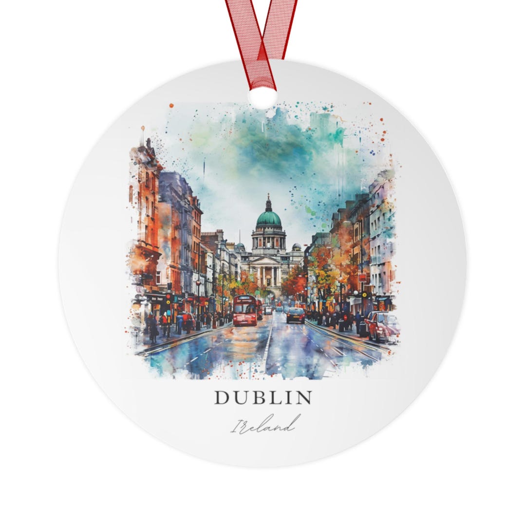Dublin Ireland Ornament: Unique Dublin Souvenir, Dublin Xmas Decor, and ...
