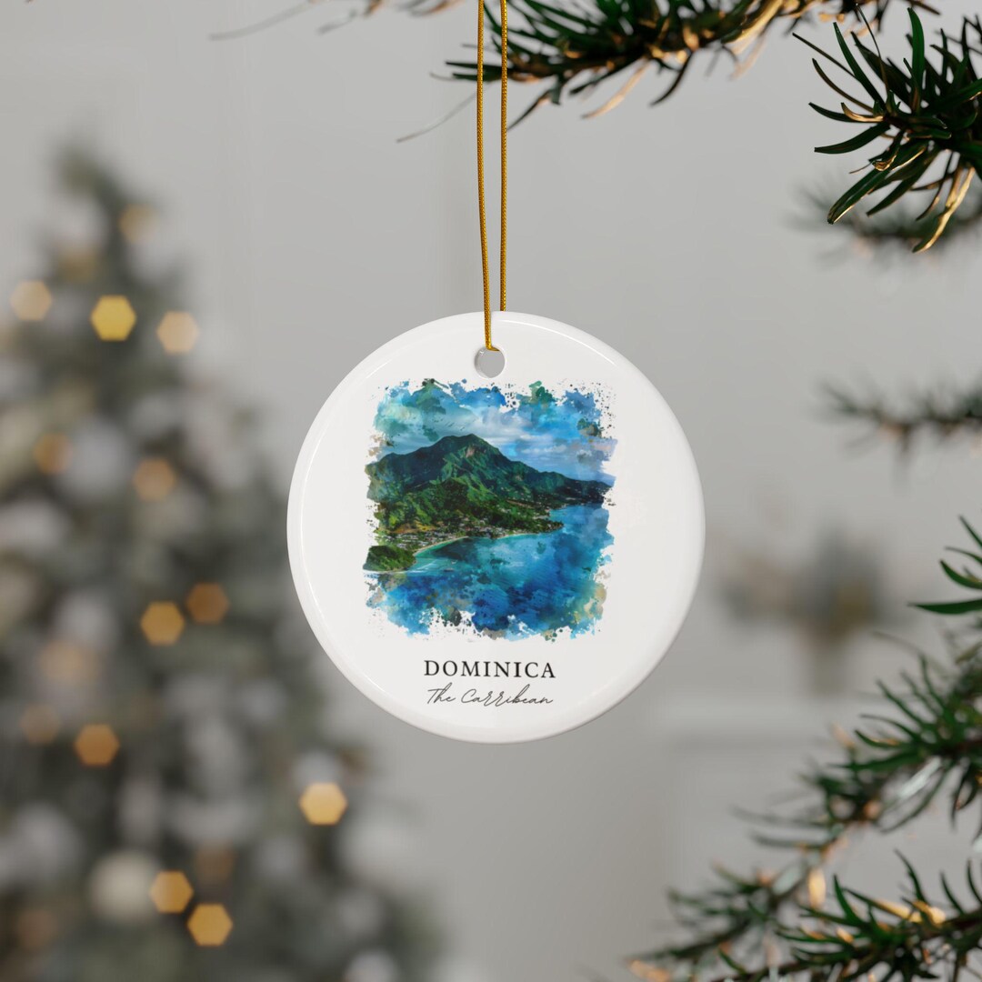 Dominica Island Caribbean Ornament: Unique Dominica Souvenir, Dominica ...