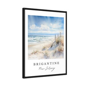 Brigantine Beach NJ Wall Art - Jersey Shore, Brigantine Poster ...