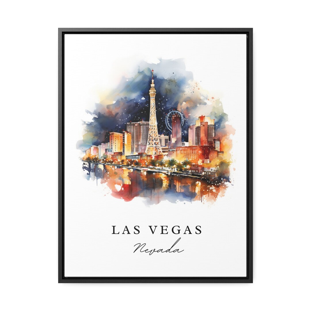 Las Vegas Wall Art - Nevada, Vegas Poster, Vegas Wedding Gift, Vegas ...