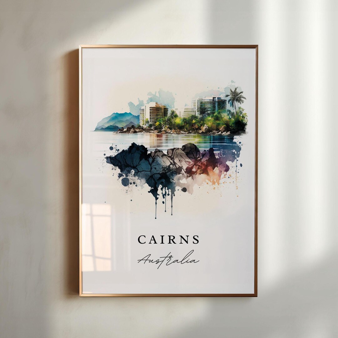 Cairns Wall Art - Australia, Cairns Poster, Cairns Australia Wedding ...
