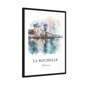 La Rochelle Wall Art, La Rochelle Print, La Rochelle France Watercolor ...