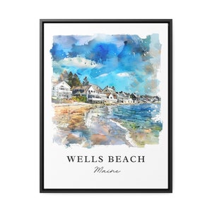 Wells Beach Maine Art, Wells Beach Print, Maine Wall Art, Maine Beach ...