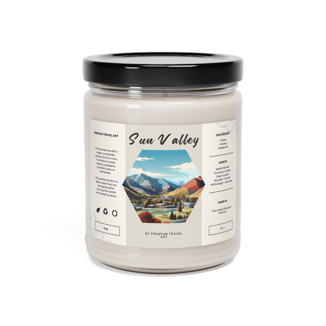 Sun Valley Idaho-inspired Candle: Bald Mountain Scents, Ski Resort ...