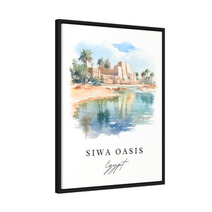Siwa Oasis Egypt Wall Art - Egypt, Siwa Oasis Poster Print, Siwa Oasis ...