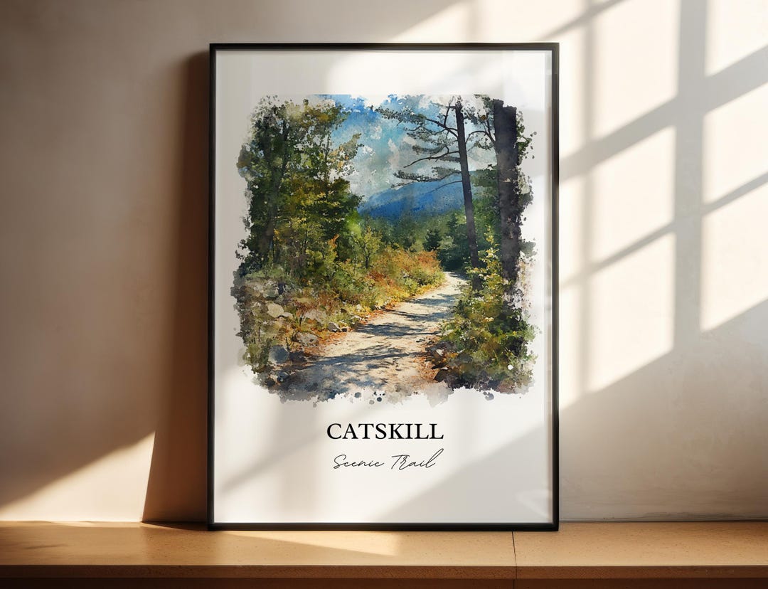 Catskills NY Wall Art, Catskill Scenic Trail Print, Catskills ...