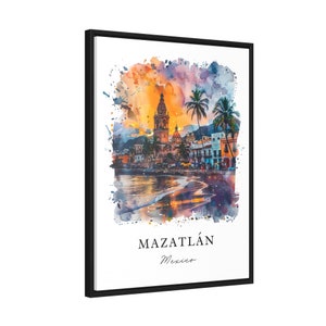 Mazatlan Mexico Wall Art, Mazatlan Print, Mazatlan Watercolor, Mazatlan ...