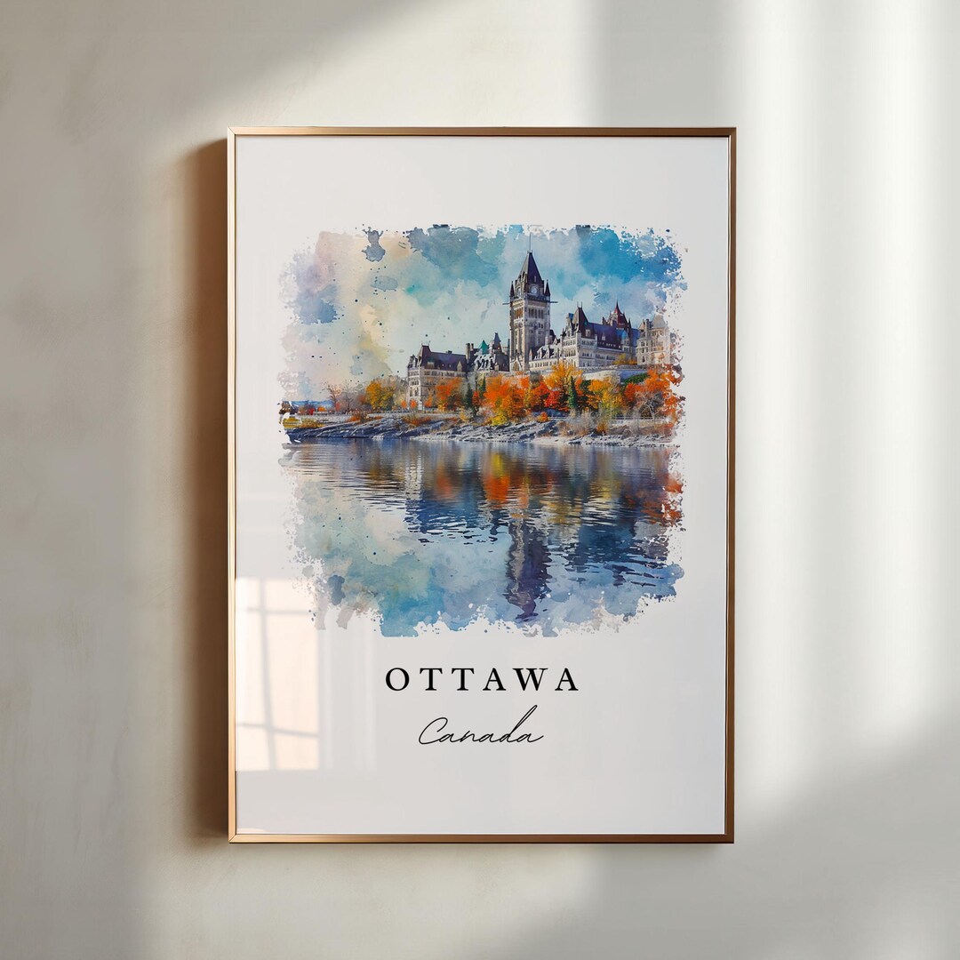 Ottawa Canada Wall Art - Canada, Ottawa Print, Ottawa Wedding Gift ...