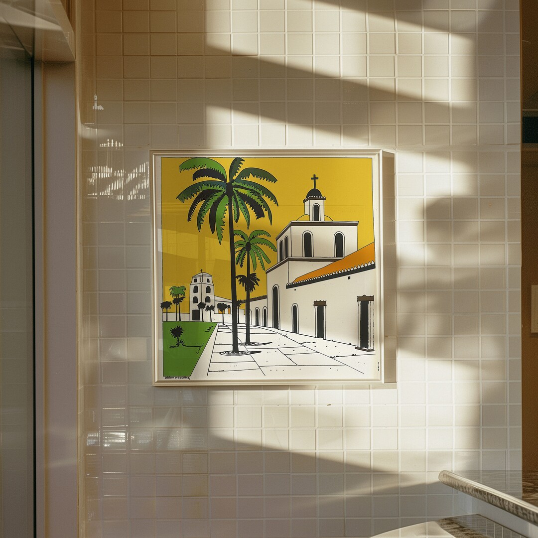 Modern Ponce Art, Ponce PR Print, Unique Puerto Rico Art, Ponce Puerto ...