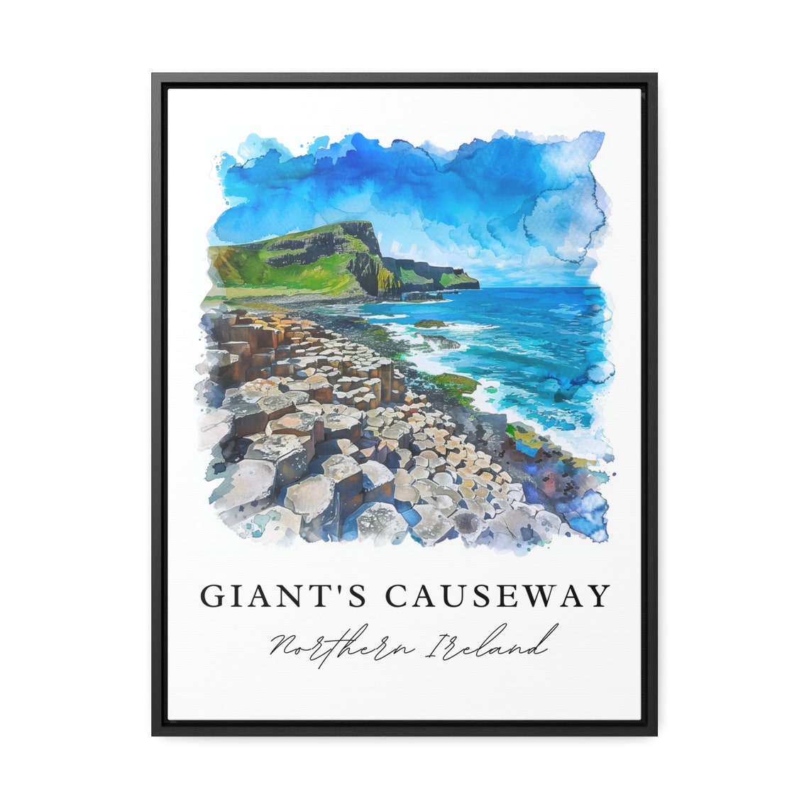 Giants Causeway Wall Art, Giants Causeway Print, Northern Ireland ...