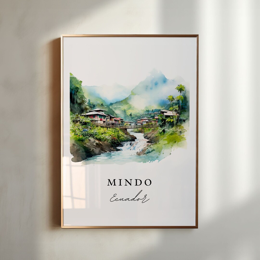 Mindo Ecuador Wall Art - Ecuador, Mindo Poster Print, Mindo Wedding ...