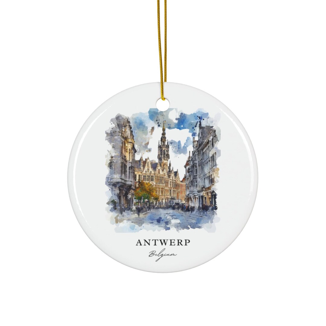 Antwerp Belgium Ornament: Unique Antwerp Souvenir, Antwerp Xmas Decor ...