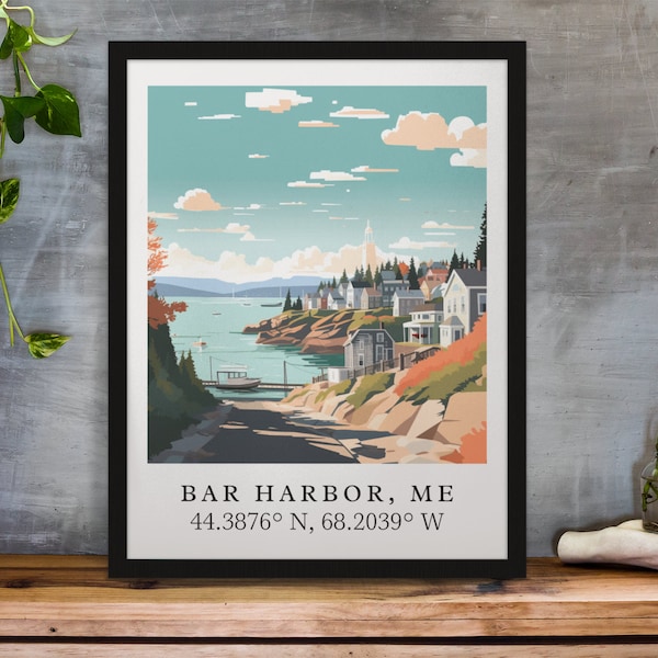 Maine Wall Art - Etsy
