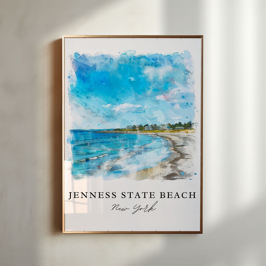 Jenness State Park Beach Art, Jenness Beach, New Hampshire Wall Art, NH ...