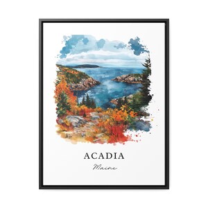Acadia National Park Wall Art, Acadia Print, Acadia Maine Watercolor ...