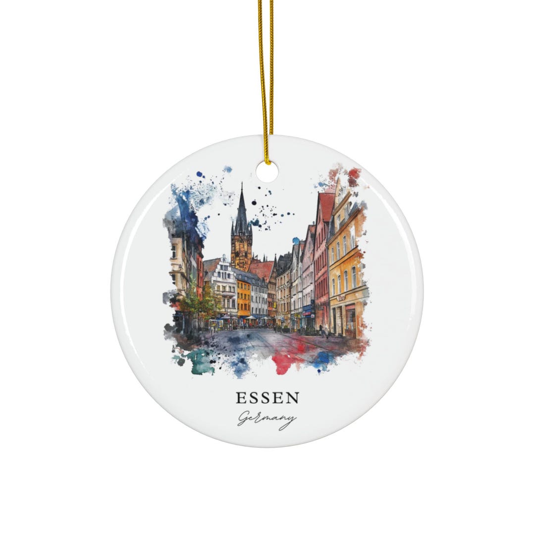 Essen Germany Ornament: Unique Essen Souvenir, Essen Germany Xmas Decor ...
