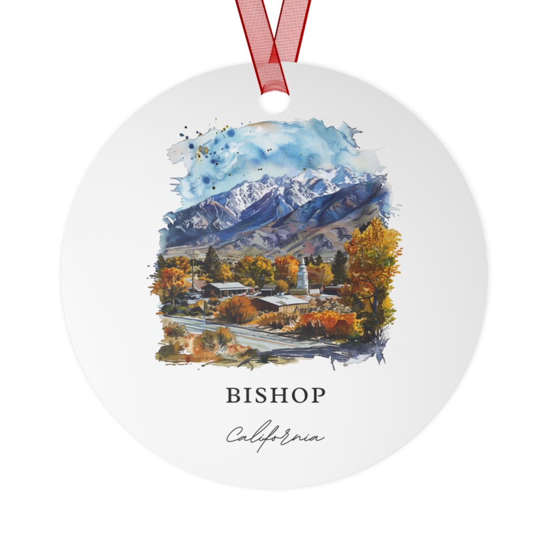 Bishop CA Ornament: Unique Bishop Cali Souvenir, Bishop California Xmas ...