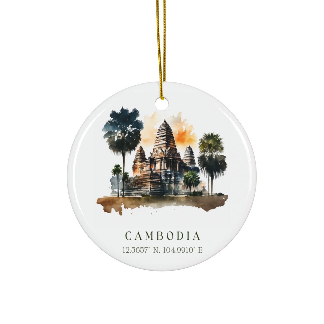 Cambodia Ornament: Unique Cambodia Souvenir, Cambodia Decor, and ...