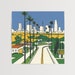 Unique Los Angeles Art, LA Print, Los Angeles Modern Art, LA Gift ...