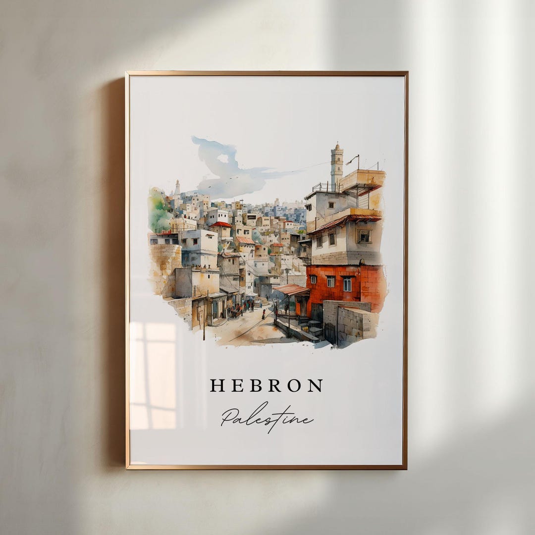 Hebron Palestine Wall Art - Palestine, Hebron Poster Print, Wedding ...