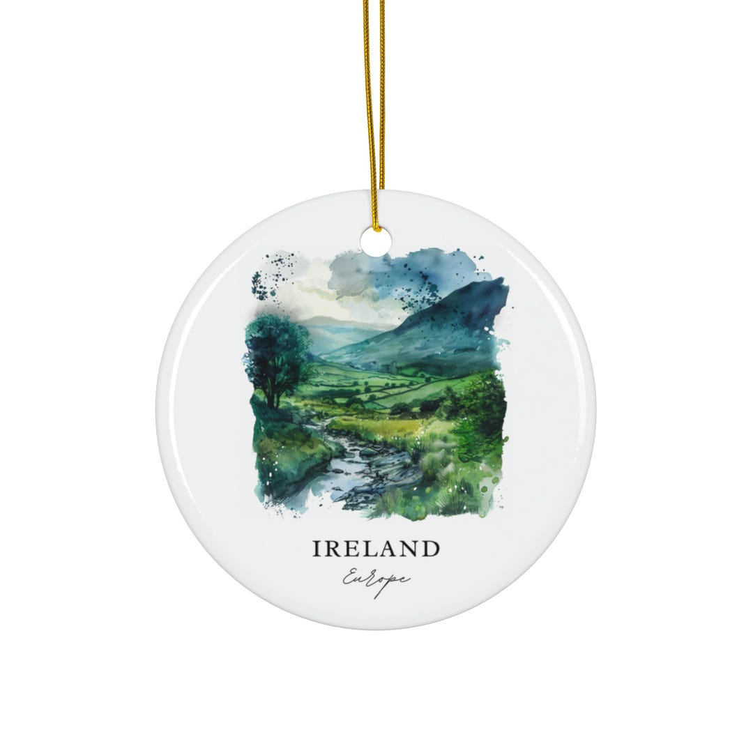 Ireland Country Ornament: Unique Ireland Souvenir, Ireland Xmas Decor ...