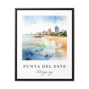 Punta Del Este Traditional Travel Art - Uruguay, Punta Del Este Poster ...