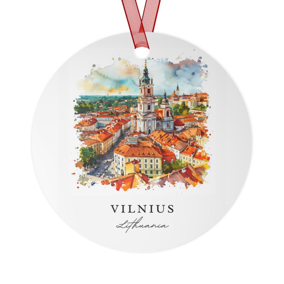 Vilnius Ornament: Unique Vilnius Lithuania Souvenir, Lithuania Xmas ...