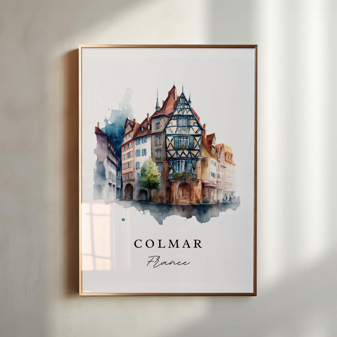 Colmar France Wall Art - France's Little Venice, Colmar Poster, Colmar ...