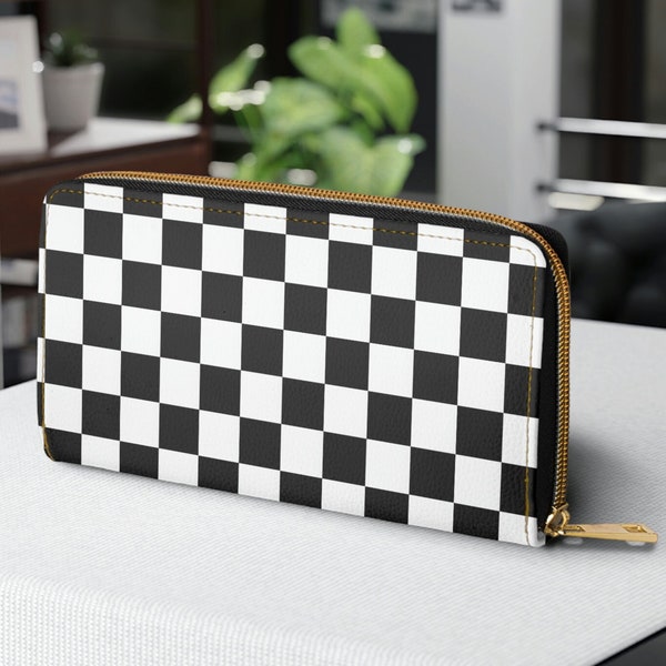 Louis Vuitton White Checkered Wallet - Etsy