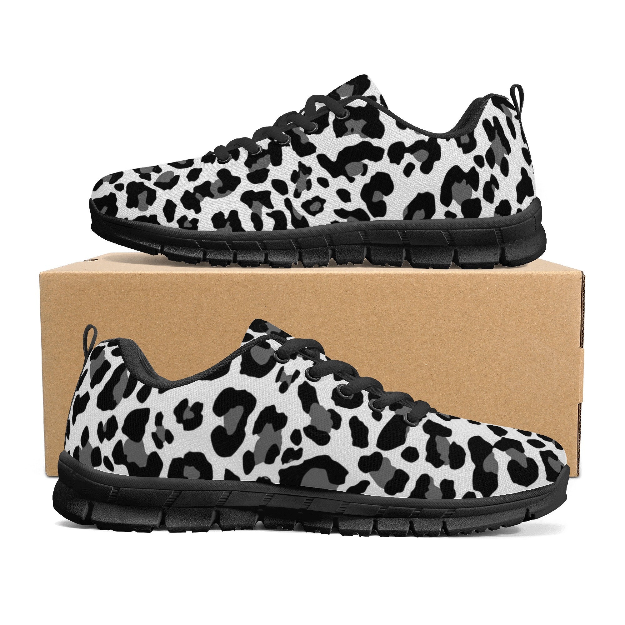 Tiger Print Running Shoes