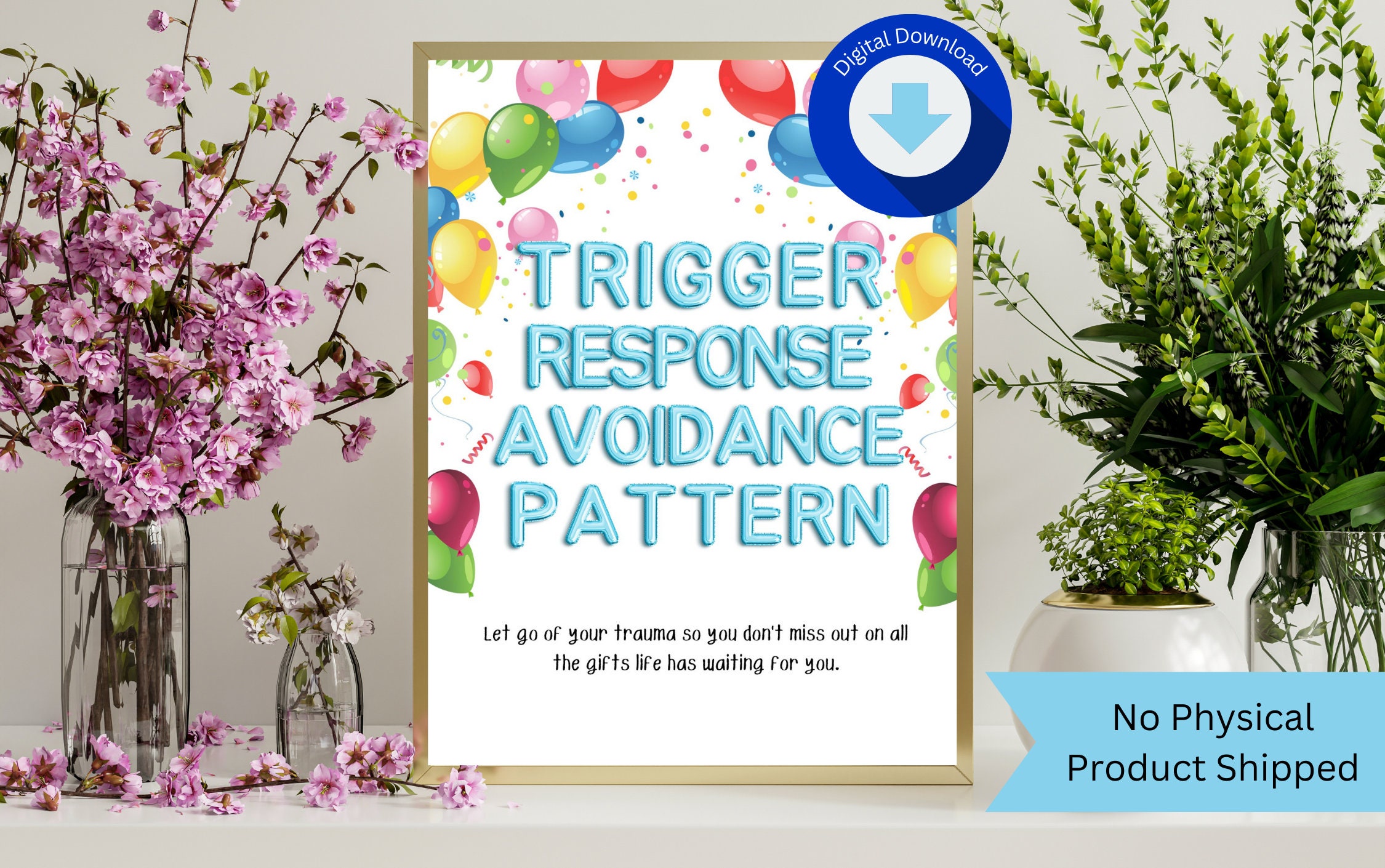 PTSD TRAP Acronym Poster | Therapy Office Decor | PTSD Therapy ...