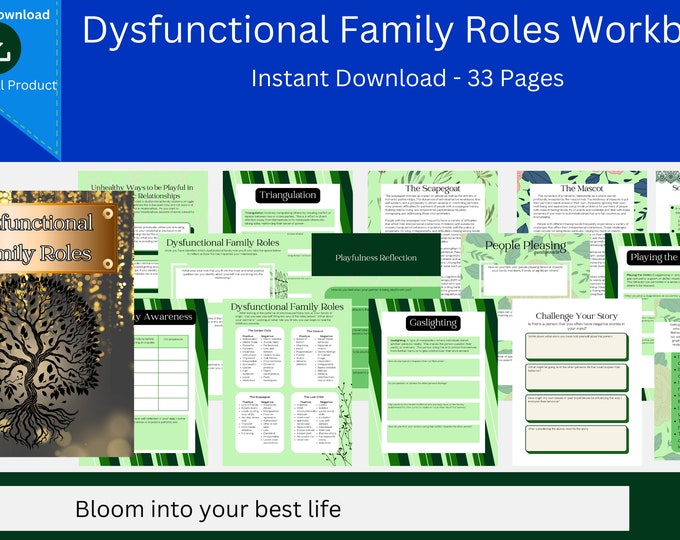 Family Roles Handout - Etsy