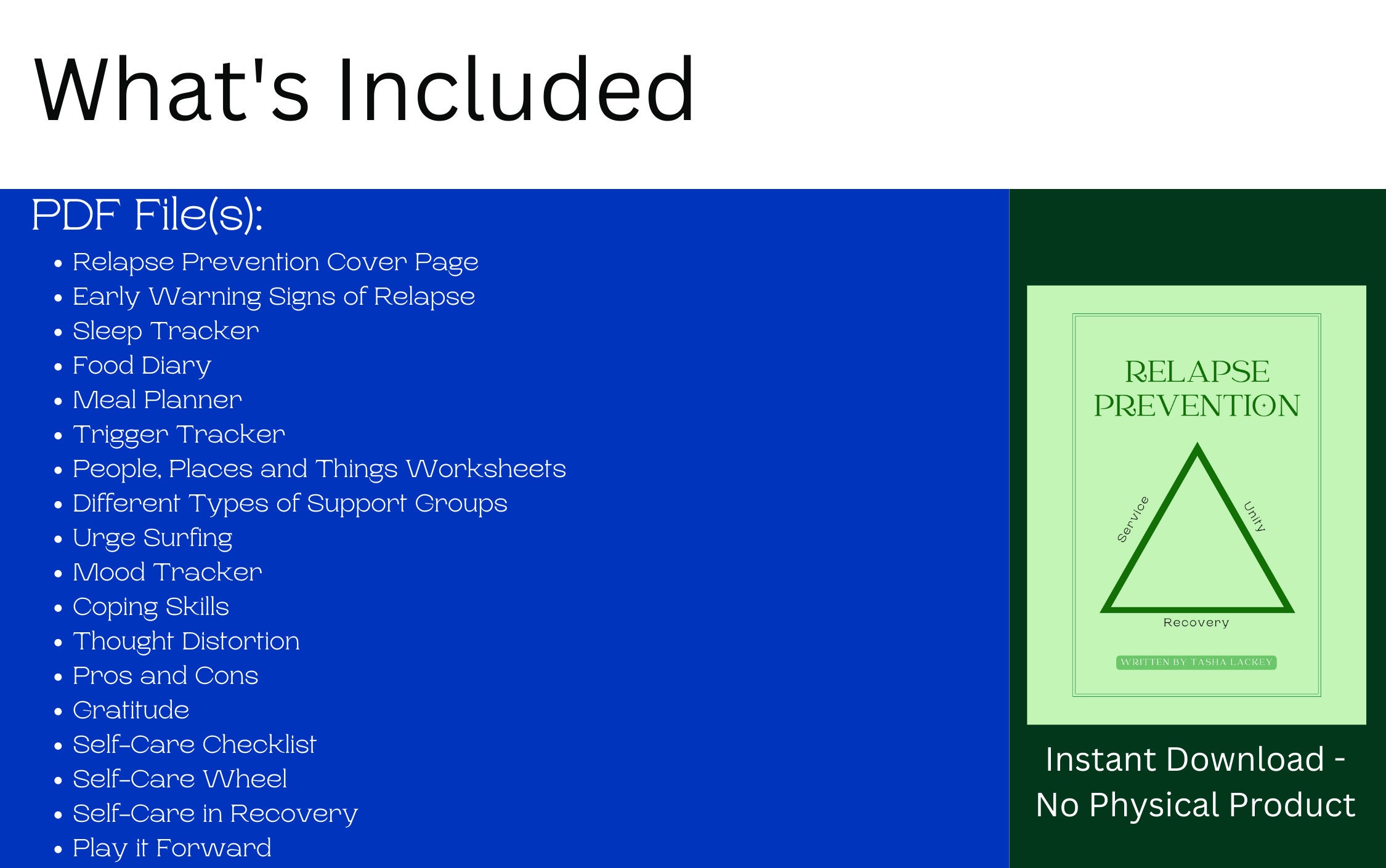 Relapse Prevention Worksheets | Recovery Worksheet | Urge Surfing ...