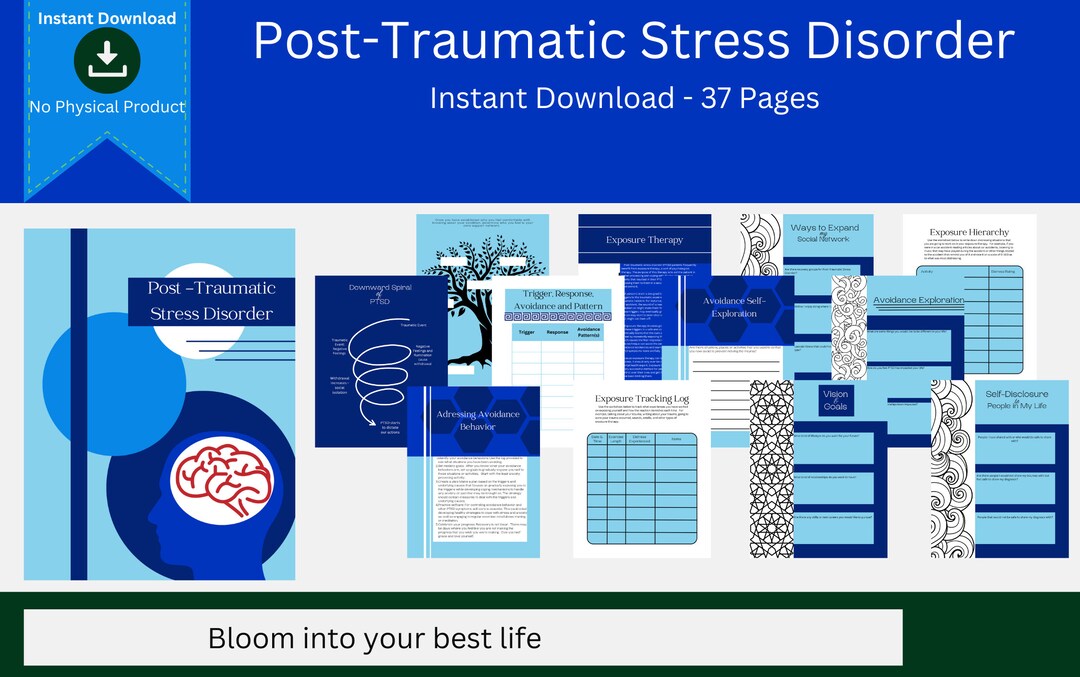 Post-traumatic Stress Disorder Workbook | Trauma Informed | Stress ...