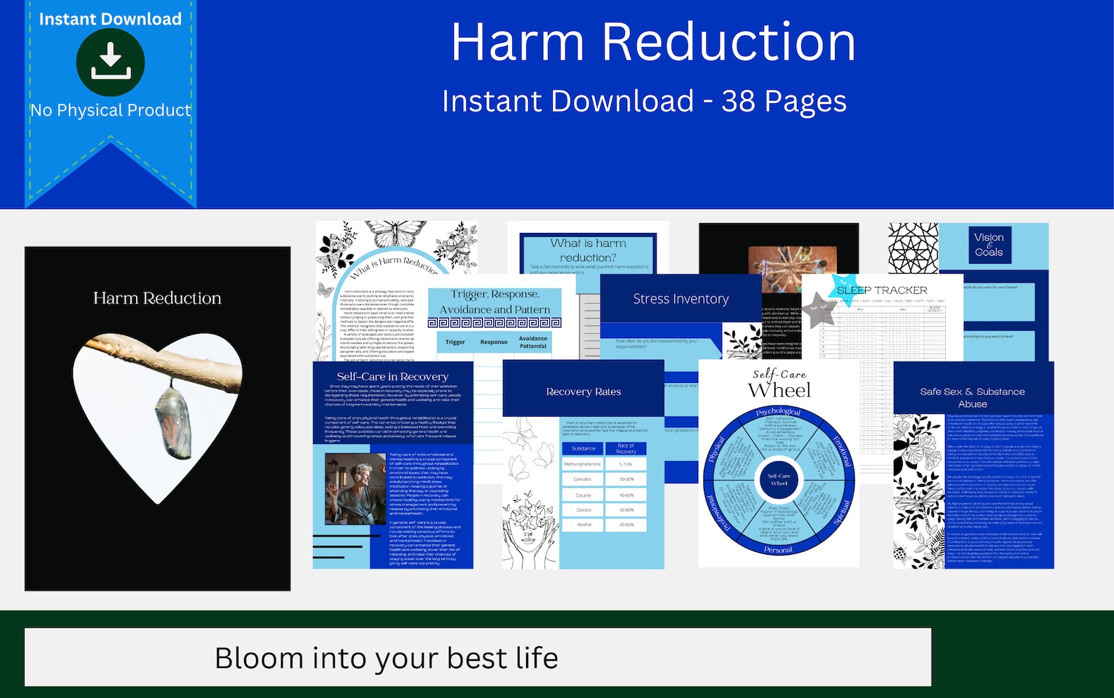 Harm Reduction Worksheets | Alcohol Reduction Worksheets | Drug Harm Reduction Sheets ...