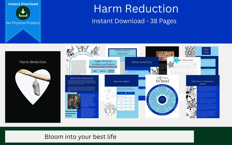 Harm Reduction Worksheets | Alcohol Reduction Worksheets | Drug Harm ...