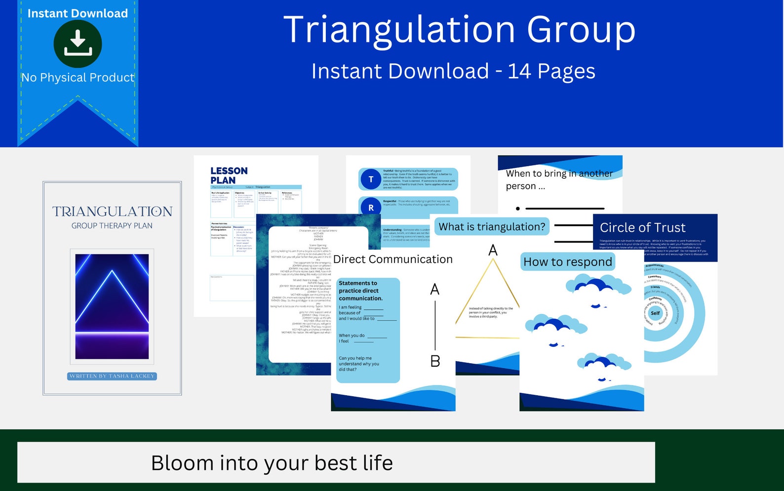 Communication Group Therapy, Triangulation Worksheets, Triangulation ...