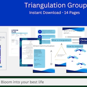Communication Group Therapy, Triangulation Worksheets, Triangulation ...