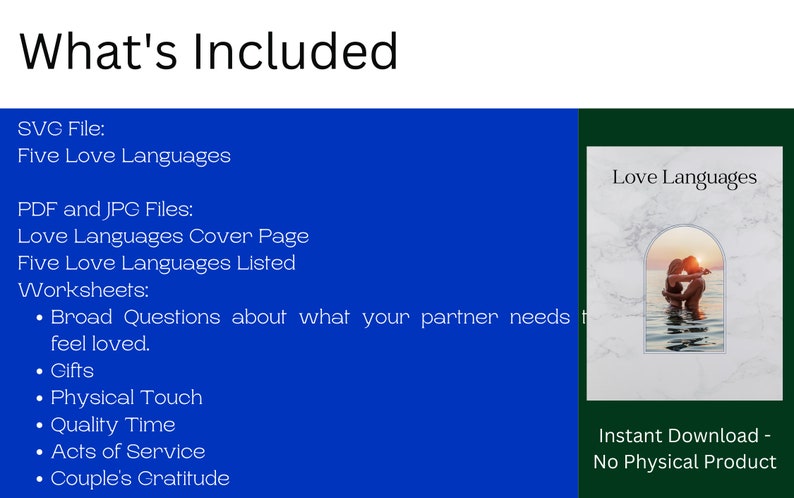 Five Love Languages Worksheets Couples Worksheets Therapy Digital ...