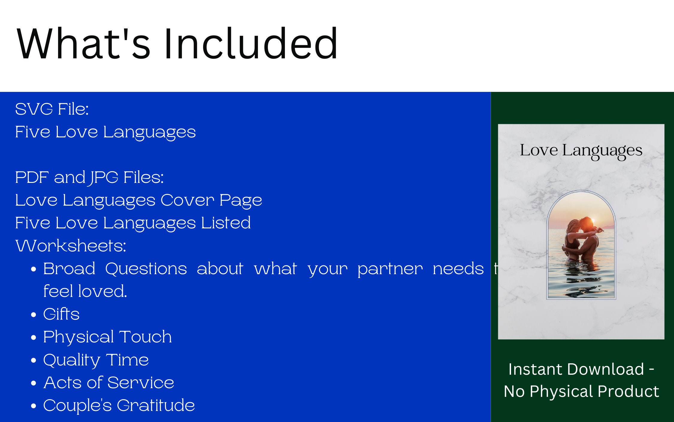 Five Love Languages Worksheets Couples Worksheets Therapy Digital ...