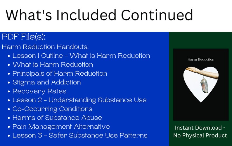 Harm Reduction Worksheets | Alcohol Reduction Worksheets | Drug Harm ...