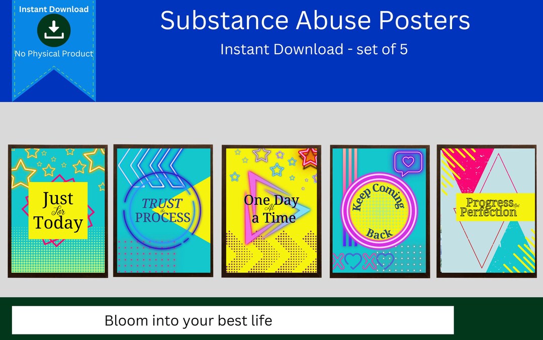 Therapy Poster, Substance Abuse Poster, 12 Steps Posters, Therapy ...